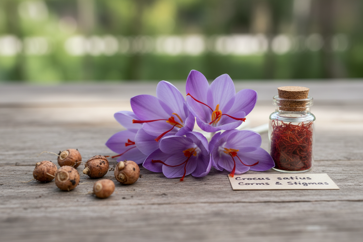 Saffron Corms: How to Grow