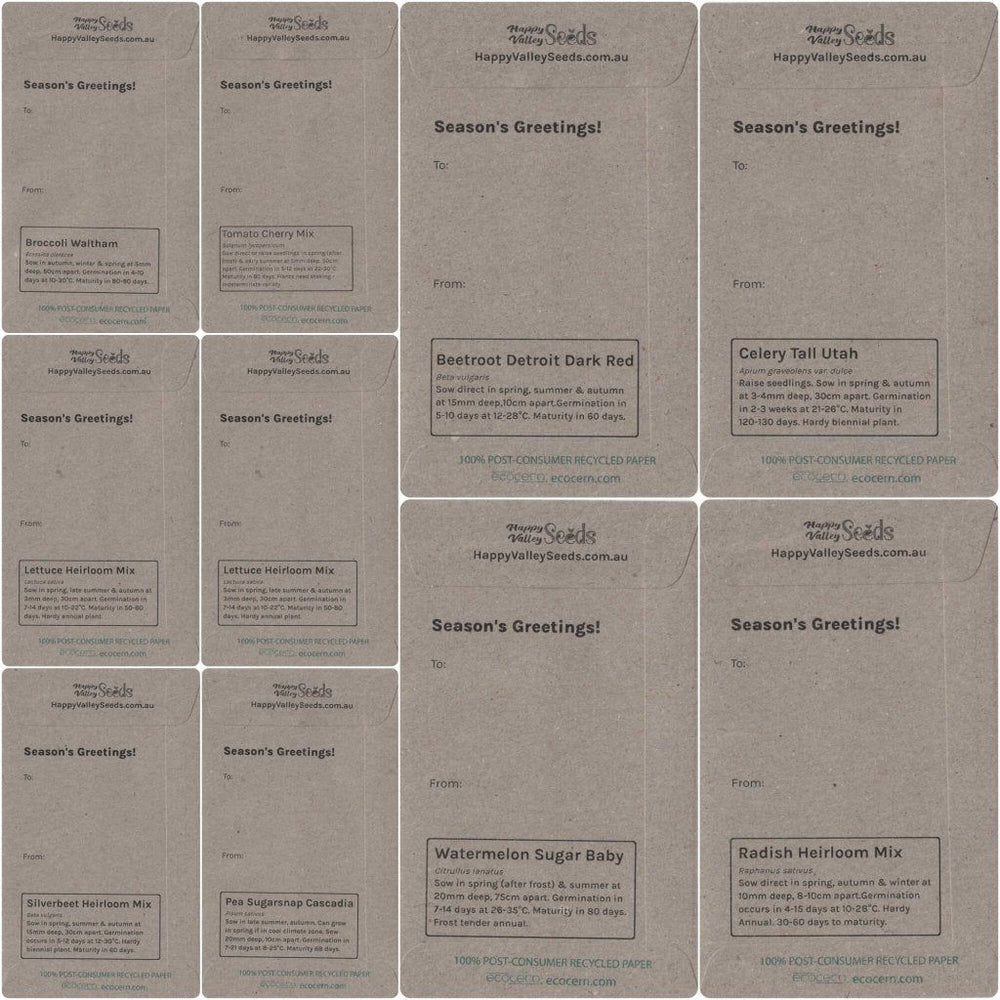 Buy Christmas Fun - Seed Pack Combo Online | Happy Valley Seeds