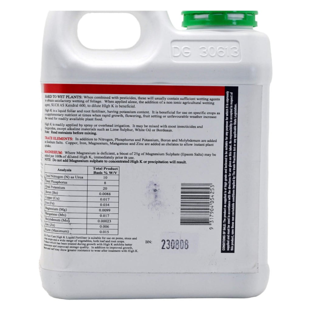 Buy KDPC - High K Foliar Liquid Fertiliser 1 Litre Online | Happy ...