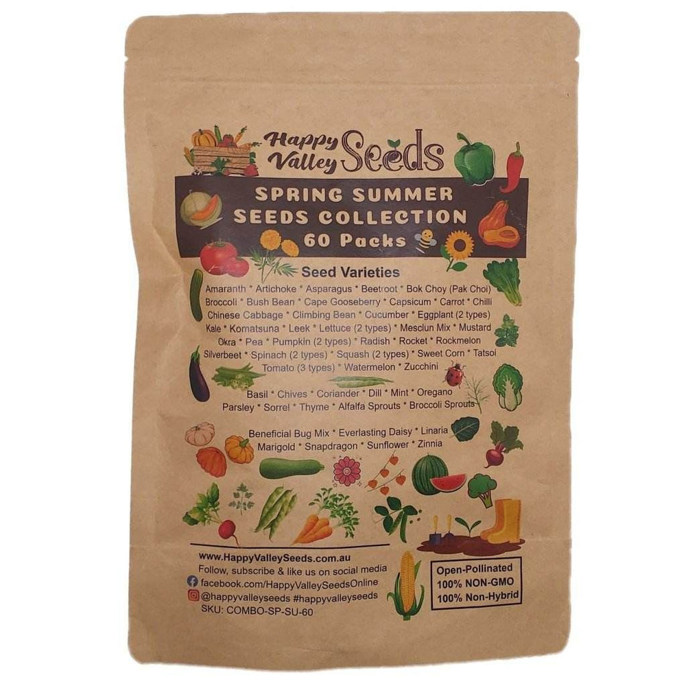 Buy Spring Summer Seeds Collection - 60 Packs - COMBO PACK Online ...