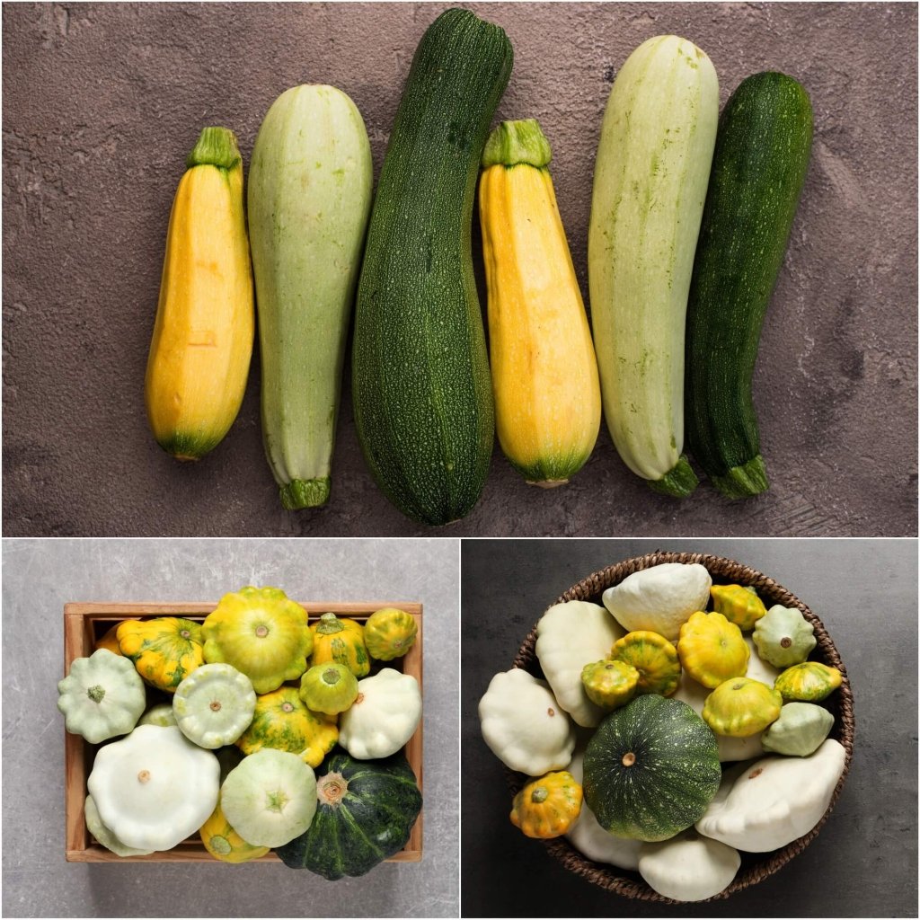 Buy Zucchini/ Squash - Heirloom Mix seeds Online | Happy Valley Seeds